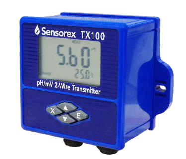 SENSOREX TX100 pH/ORP Loop Powered 4-20mA Transmitter (4〜20mA) | EMIN ...