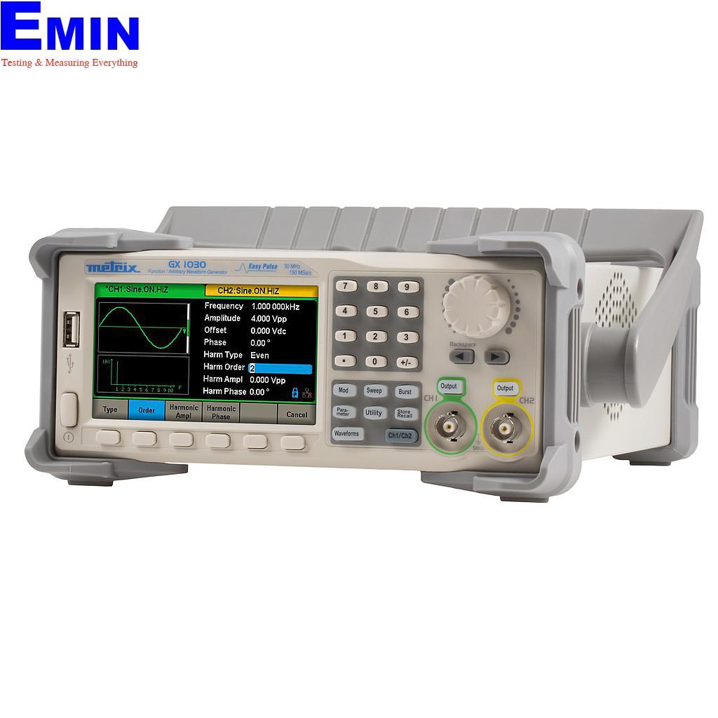 METRIX GX1030 Function Generator (2 Chanels, 30 MHz) | EMIN.COM.MM