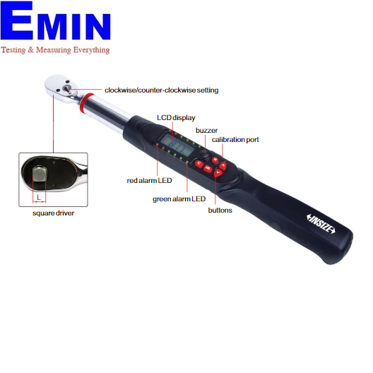INSIZE IST-4W340A Quality Inspection Torque Wrenches (68~340N.m) | EMIN ...