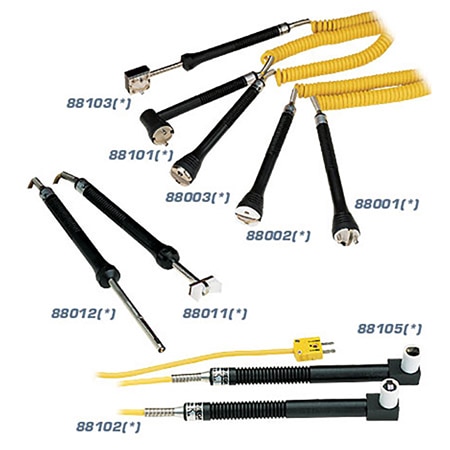 OMEGA 88103K-IEC Round Face Thermocouple Handle Probes for Stationary ...