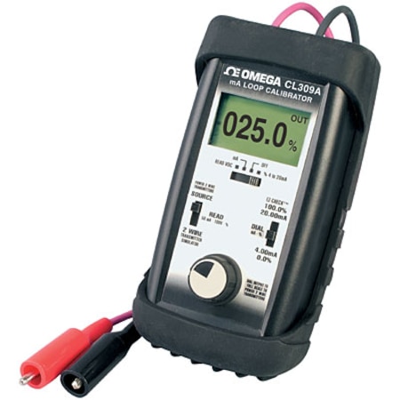 OMEGA CL309A Handheld 4 to 20 mA Current Loop Calibrator with 24 V Loop ...