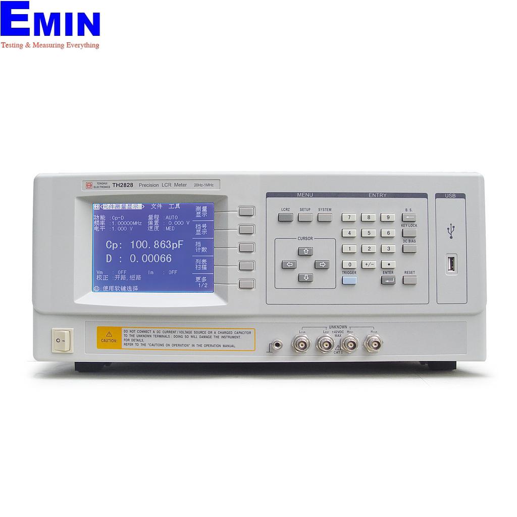 Tonghui TH2828A Wide-frequency LCR Meter (50Hz-1MHz) | EMIN.COM.MM
