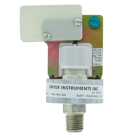 Dwyer A1VS-24 Economical 15A SPDT Pressure Switch for Pumps & Motors ...
