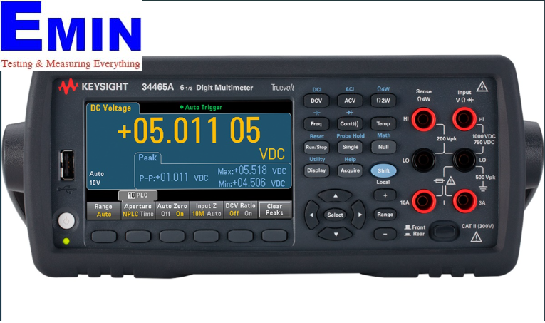 KEYSIGHT 34465A (gồm GPIB) Digital Multimeter (6½ digit, 0,003%) | EMIN ...