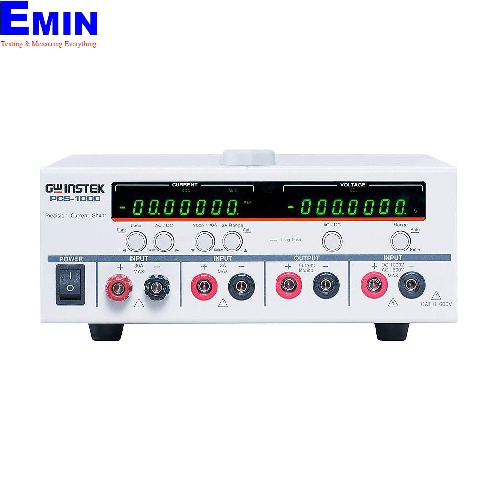 GW instek PCS-1000I Precision Current Shunt Meter (1000V, 300A) | EMIN ...