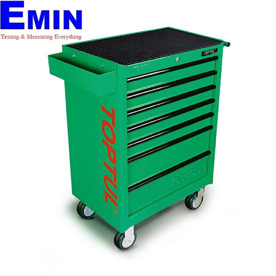 TOPTUL TCAA0701 - 7-Drawer Mobile Tool Trolley - GENERAL SERIES - GREEN ...