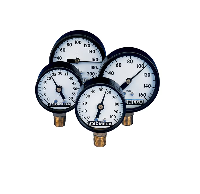 OMEGA PGC-20L-30V/100 OEM Style Pressure Gauges (Compound Gauge; -15 ...
