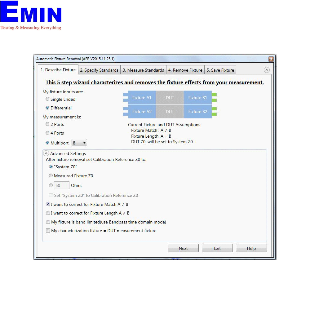 KEYSIGHT S97007B Automatic Fixture Removal Software | EMIN.COM.MM