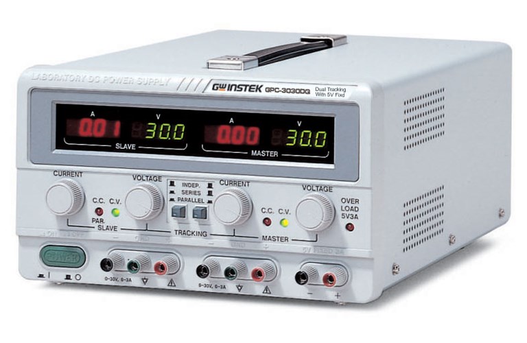 GW instek GPC-3030DQ Triple Output Linear D.C. Power Supply (30V, 3A ...