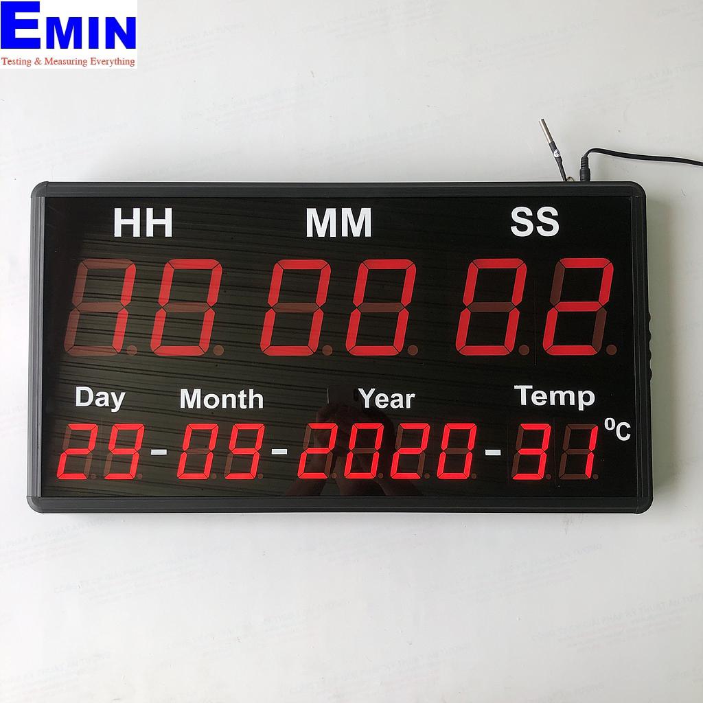 EMIN ATC-HMS-D-T-L-SYN LED Digital Clock (Wifi Connection,16 digits ...