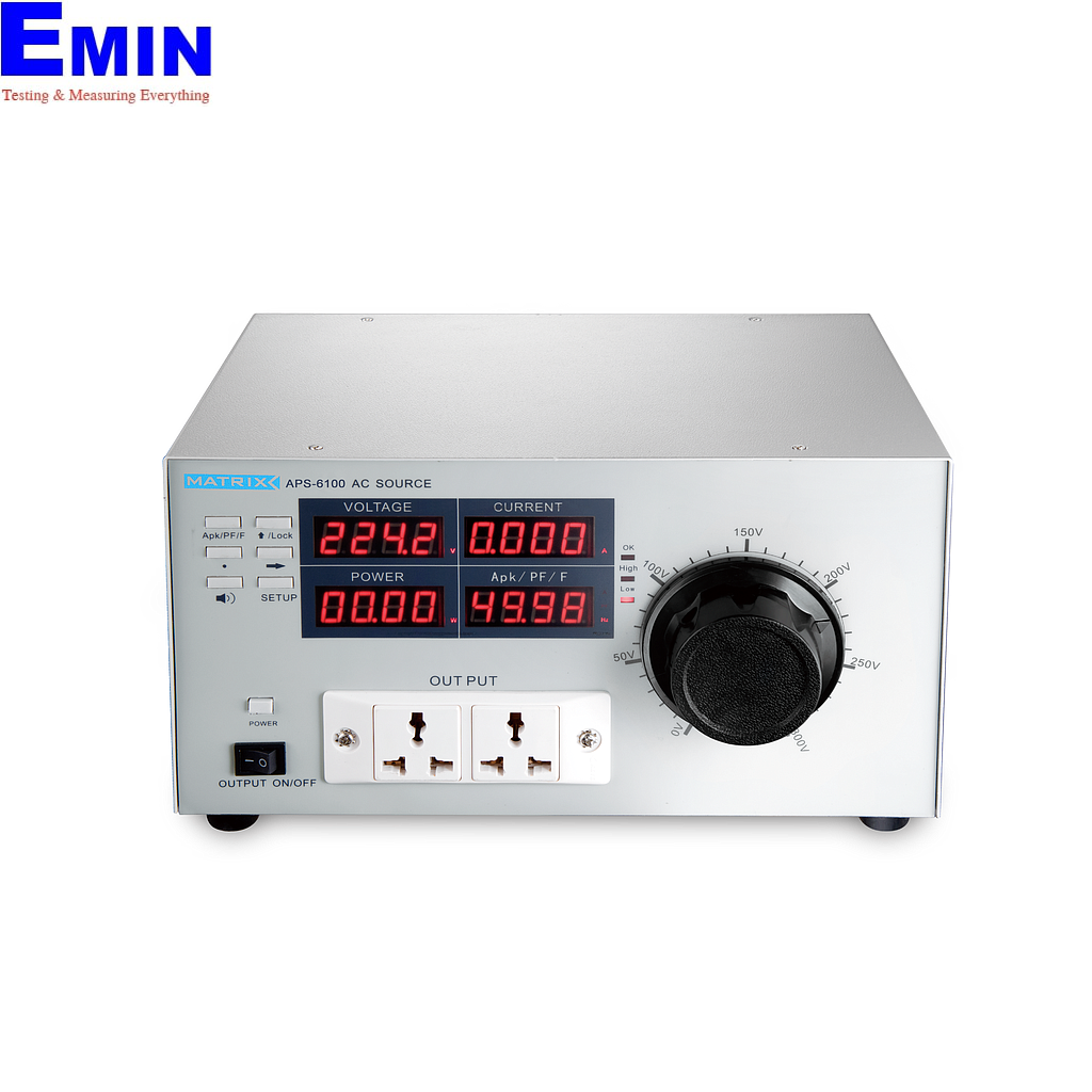 MATRIX APS-6100 Adjustable AC Power Meter (1kW) | EMIN.COM.MM