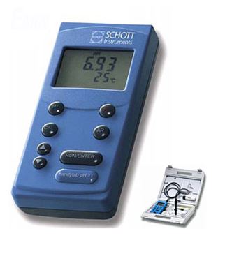 SI ANALYTICS Handylab pH/LF 12 Meter pH / mV / EC / Salt / Temp ...