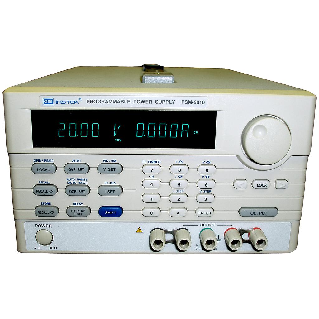 GW INSTEK PSM-6003 Programmable 2 Range D.C. Power Supply (60V, 6A, 200W, 1CH) | EMIN.COM.MM