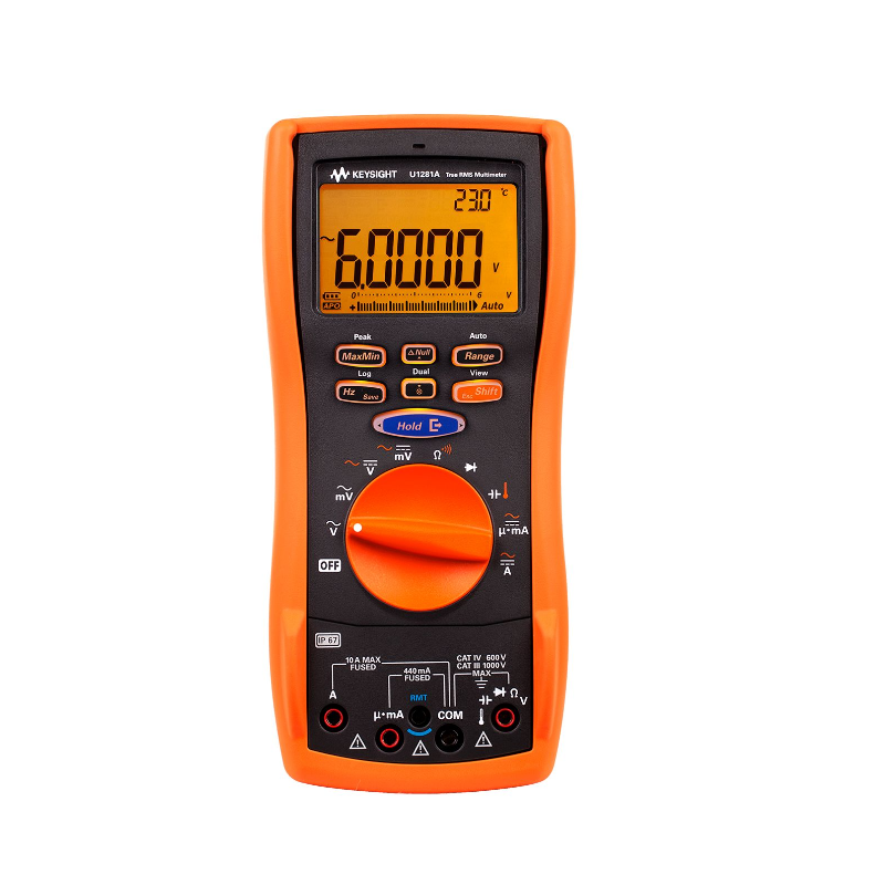 KEYSIGHT U1281A Handheld Digital Multimeter (0.025%; IP67; AC+DC ...