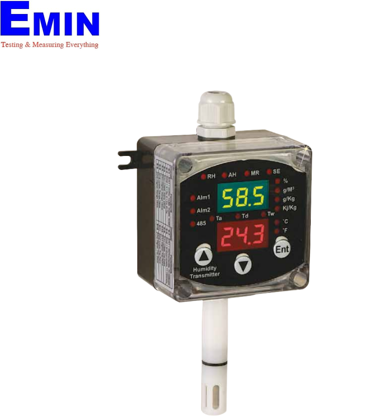 OMEGA HX402W RH and temperature transmitter (RH 0 ~ 100%, -40 ~ 100°C ...