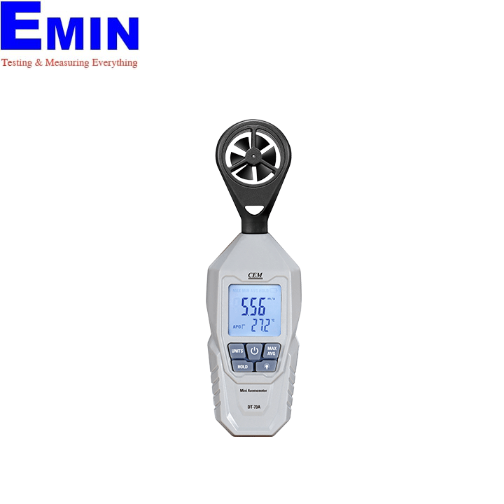 CEM DT-73A Mini Anemometer (0.6~25m/s;-10~50℃) | EMIN.COM.MM