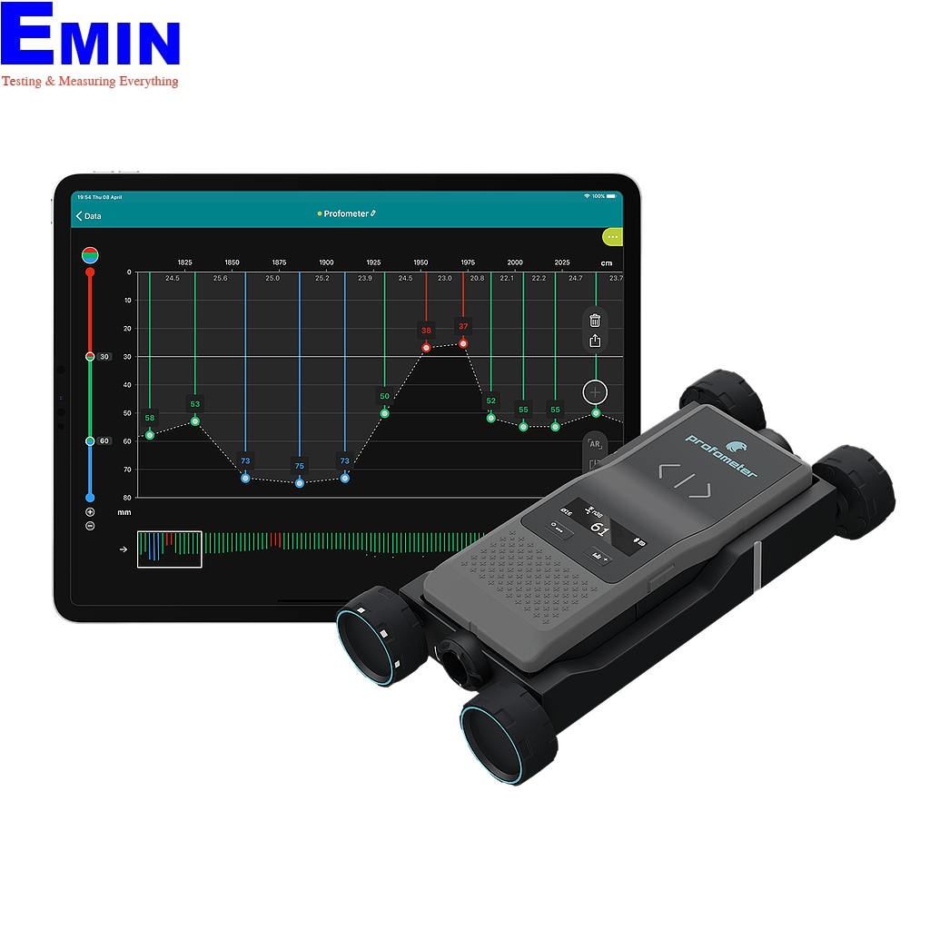 PROCEQ PM8000 Pro Profometer Rebar Diameter & Cover Meter | EMIN.COM.MM