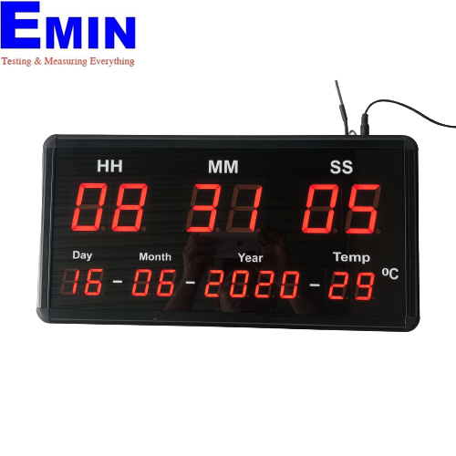 EMIN ATC-HMS-D-T-S-SYN LED Digital Clock (LAN Connection,16 digits ...