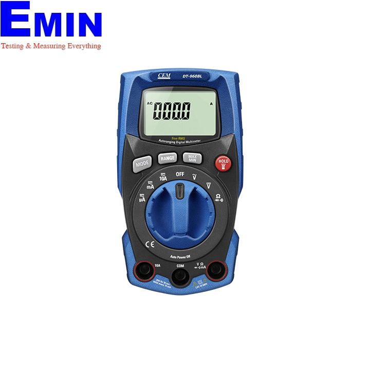 CEM DT-960B AutoRanging Digital Multimeters (True RMS, AC/DC-600V/10A) | EMIN.COM.MM