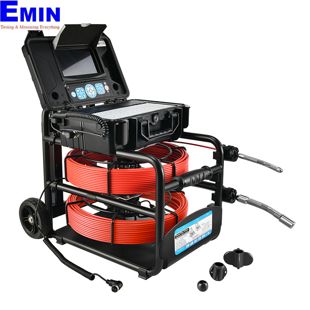 TvbTech 3499FB-Dual Sewer Drain Pipe Inspection Camera System (30m ...