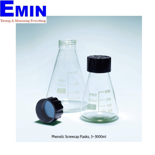 Pyrex Py.1137.08D PBT Screwcap Erlenmeyer Flask (500ml) | EMIN.COM.MM