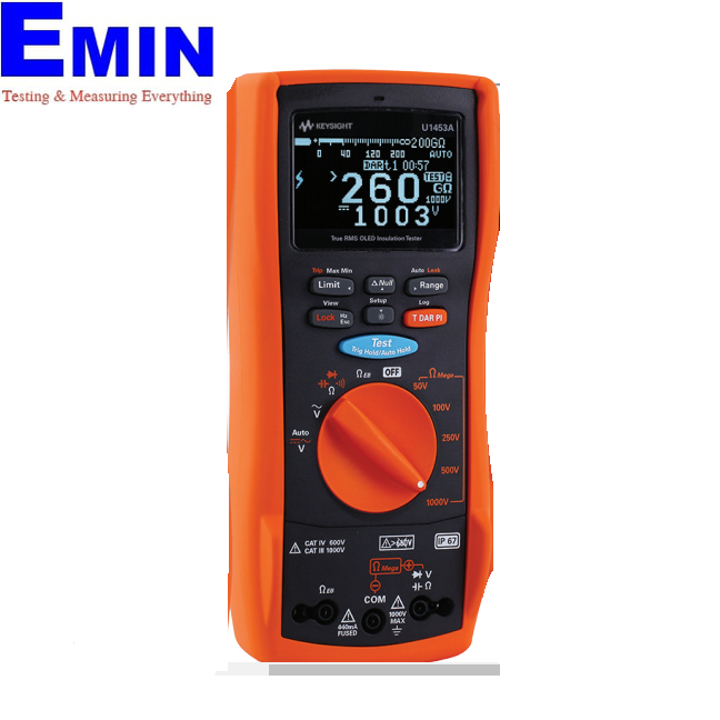 KEYSIGHT U1453A Insulation Resistance Tester (1000V, 260GΩ) | EMIN.COM.MM