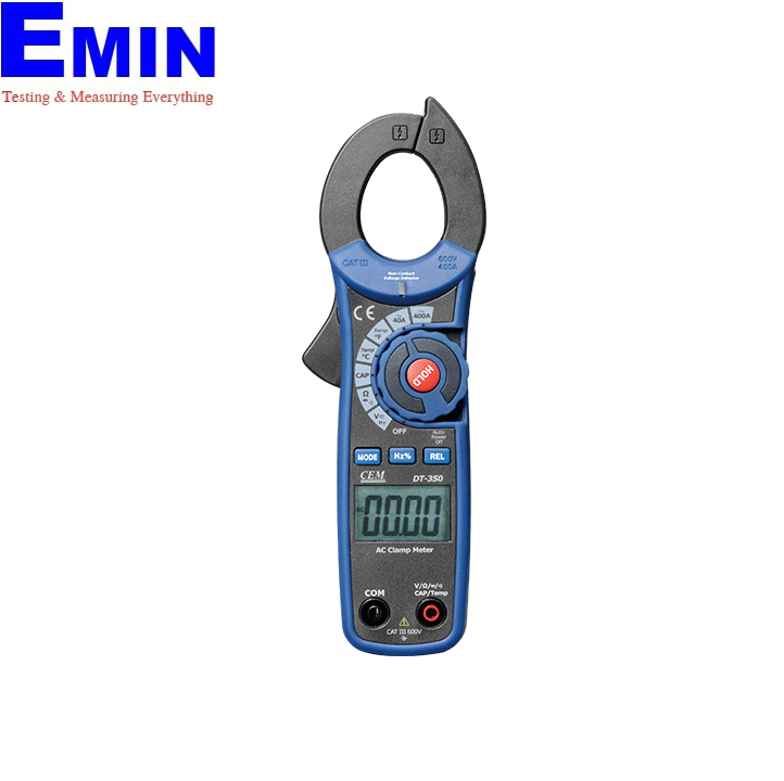 CEM DT-353 Compact AC, AC/DC Autoranging Clamp Meter (AC/DC-400A/600V) | EMIN.COM.MM