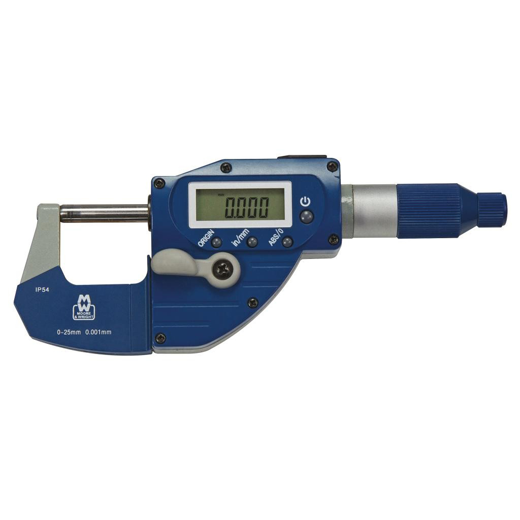 MOORE & WRIGHT (ANH) MW202-03DABS Digital External Micrometer (50-75mm ...