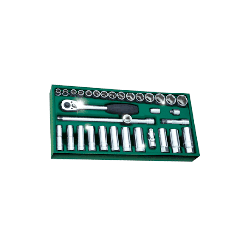 SATA 09902 28PC. 3/8" DR. SOCKET SET (METRIC) | EMIN.COM.MM