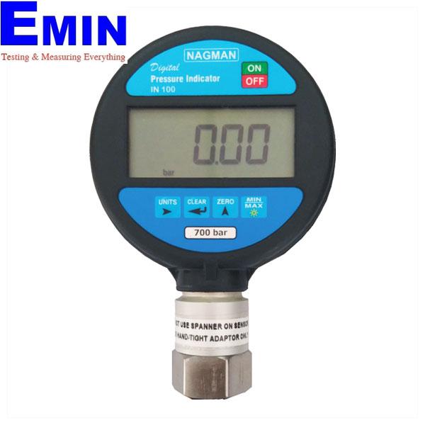 Nagman MPCE-IN100 Digital Pressure Gauge (-0.85 to 40 Bar) | EMIN.COM.MM