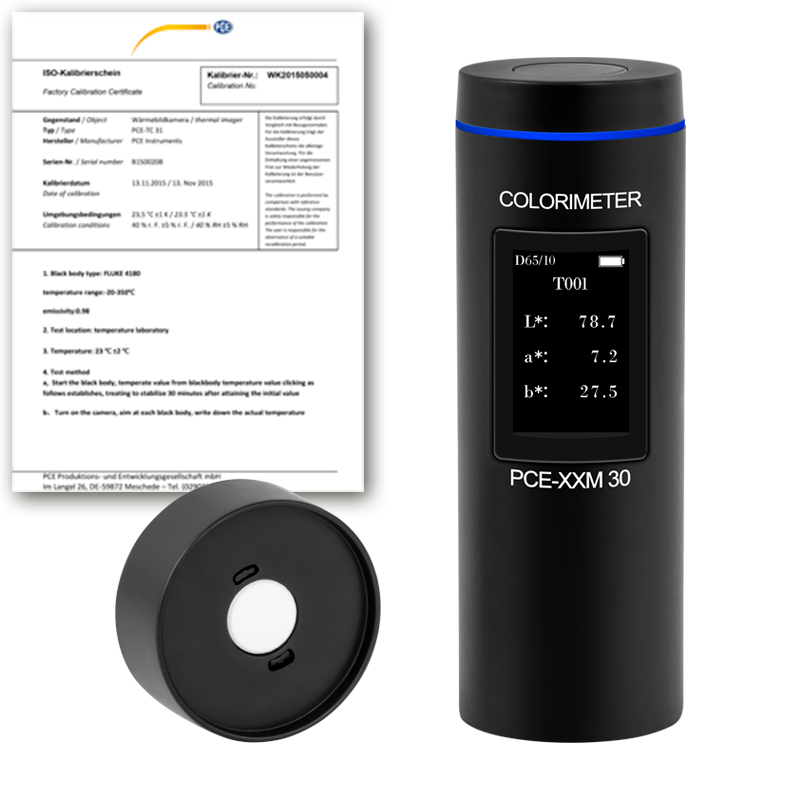 PCE XXM 30-ICA Colorimeter (CIE-LAB, CIE-LCh, HunterLab; CIE-Luv, XYZ ...