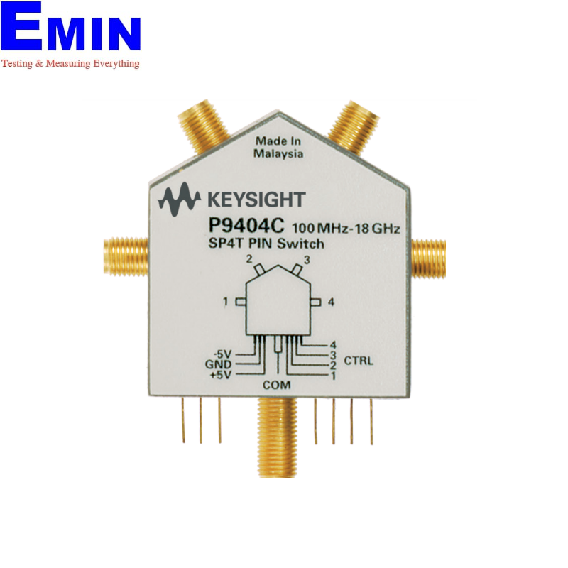 KEYSIGHT P9404C Solid State PIN Diode Switches (100 MHz ~ 18 GHz, SP4T ...