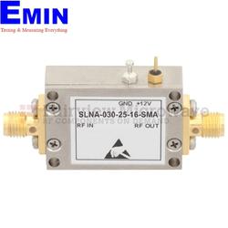 Fairview SLNA-030-25-16-SMA 1.6 dB NF Low Noise Amplifier Operating From 20 MHz to 3 GHz with 25 ...