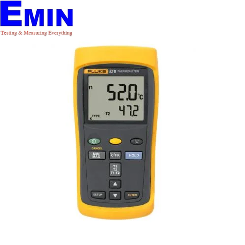 FLUKE Fluke 52 II CAL Temperature Logging Digital Thermometer (Cal ...