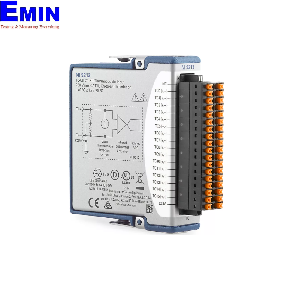 NI NI-9213 C Series Temperature Input Module (16-Channel, 75 S/s ...
