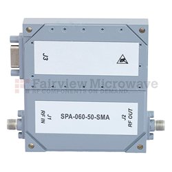 Fairview SPA-060-50-SMA 50 dB Gain High Power High Gain Amplifier at 50 Watt Psat Operating From ...