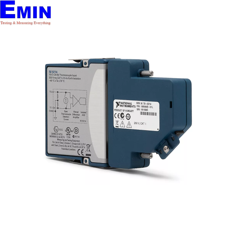 NI NI-9214 C Series Temperature Input Module (16-Channel, 68 S/s, Screw ...