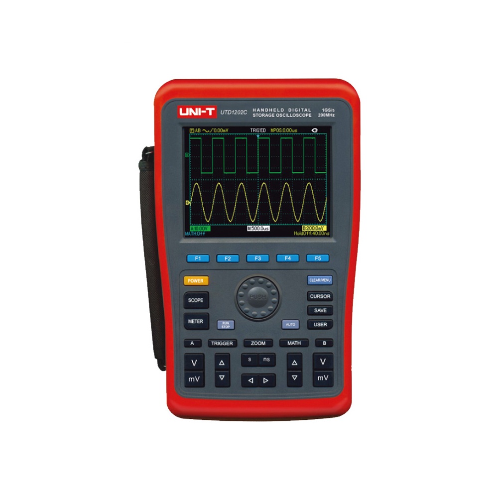UNI-T UTD1202C Handheld Digital Storage Scope Meter (200MHz,2CH,1GS/s ...