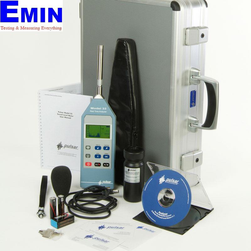 Pulsar 33-2K Sound level meter Real Time Analyser with Real Time KIT ...