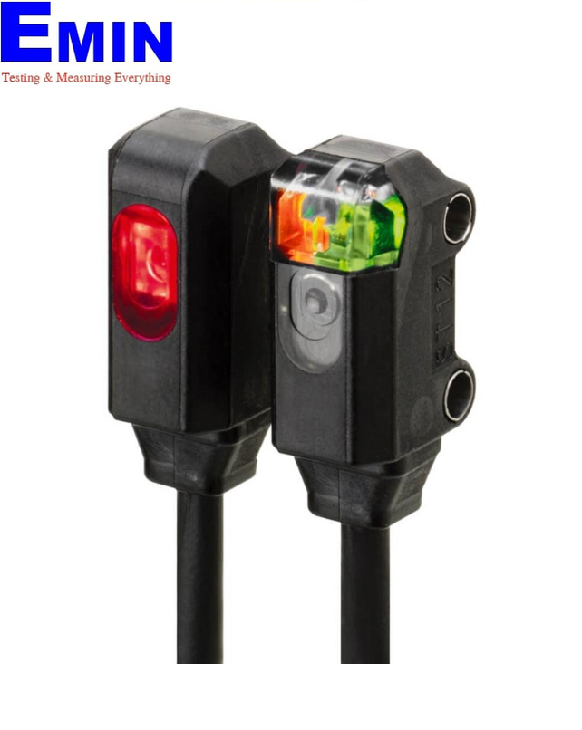 OMRON E3T-ST13 2M Ultracompact, Ultrathin Photoelectric Sensor with Built-in Amplifier (1000 mm ...