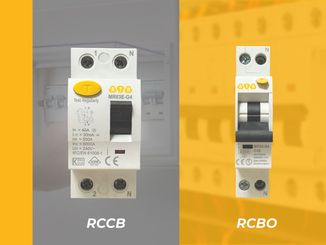 What is the difference between RCBO and RCCB? Similarities and differences to know | EMIN.COM.MM