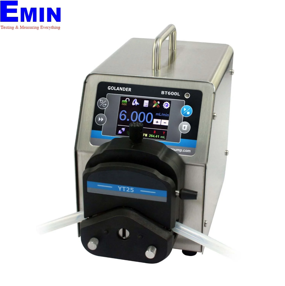 Leadfluid BT600L Intelligent Flow Peristaltic Pump (0.16～2900mL/min, 1 ...