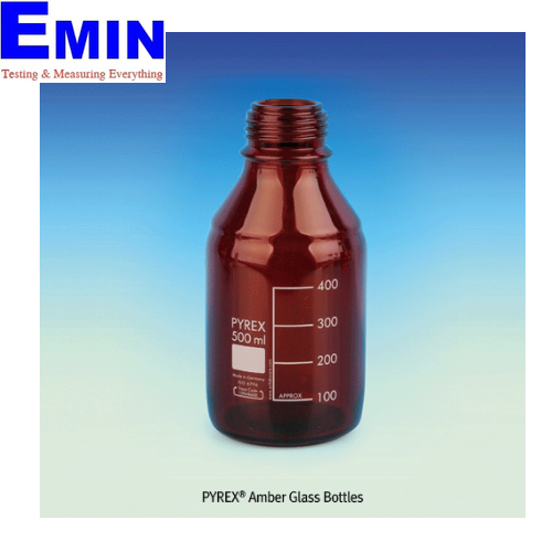 Pyrex Py.1519.04 Amber Glass Lab Bottle (bottles only, 100ml) | EMIN.COM.MM