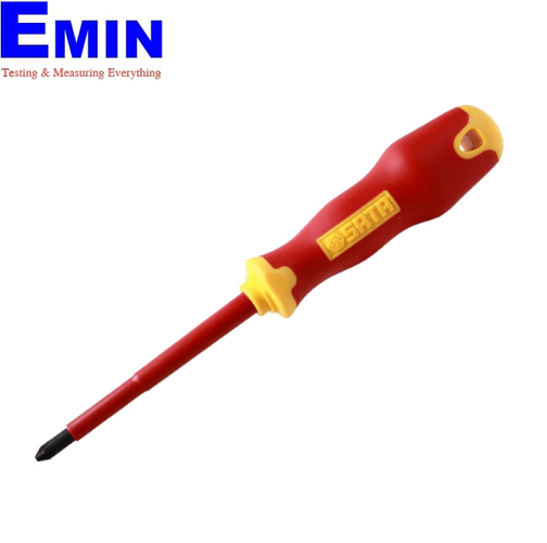 SATA 61325 Cushion Grip VDE Insulated Screwdriver Slotted 6.5 X 150mm ...