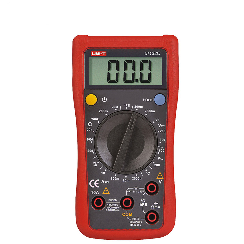 UNI-T UT132C Handheld Digital Multimeter (DC/AC 600V, DC10A) | EMIN.COM.MM