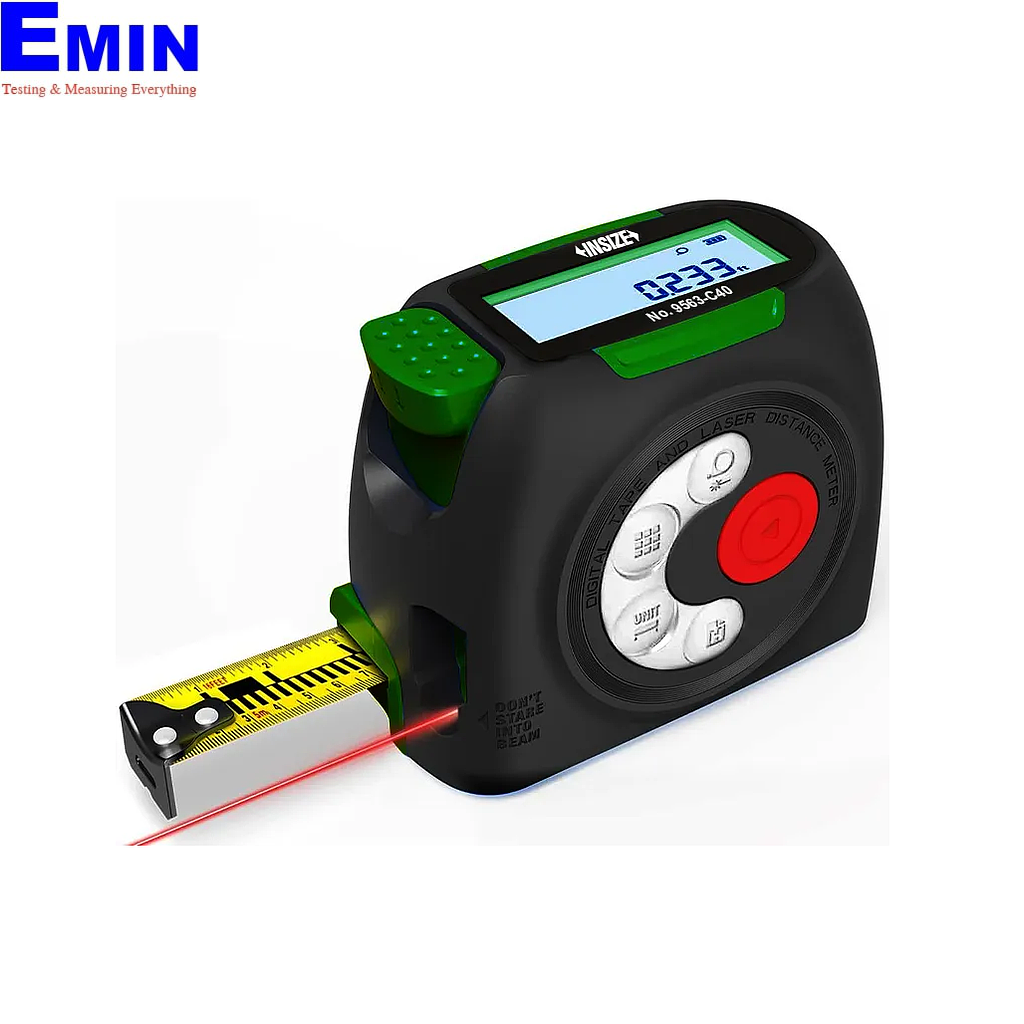 INSIZE 9563-C60 Bluetooth Digital Measuring Tapes and Laser Distance ...