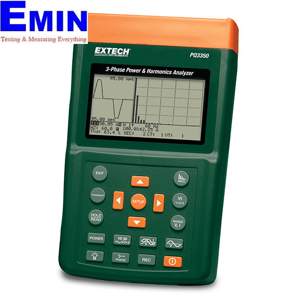 EXTECH PQ3350 3-Phase Power & Harmonics Analyzer | EMIN.COM.MM