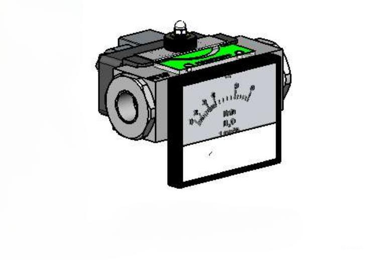 Senseca HD2KZ-015GM025A Flow Switch (2.5 - 25 l/min, DN 15, brass ...