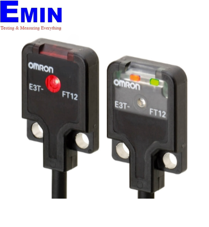 OMRON E3T-FT13 2M Ultracompact, Ultrathin Photoelectric Sensor with Built-in Amplifier (0-500 mm ...