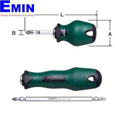 SATA 66202 T-SERIES DUAL HEAD (#2&6mmx38mm, 94.0mm) | EMIN.COM.MM